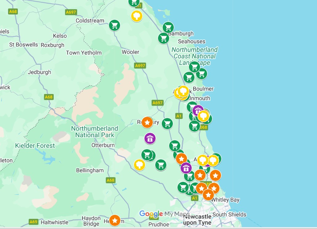 Interactive Food Map Launched – Northumberland Green Hub